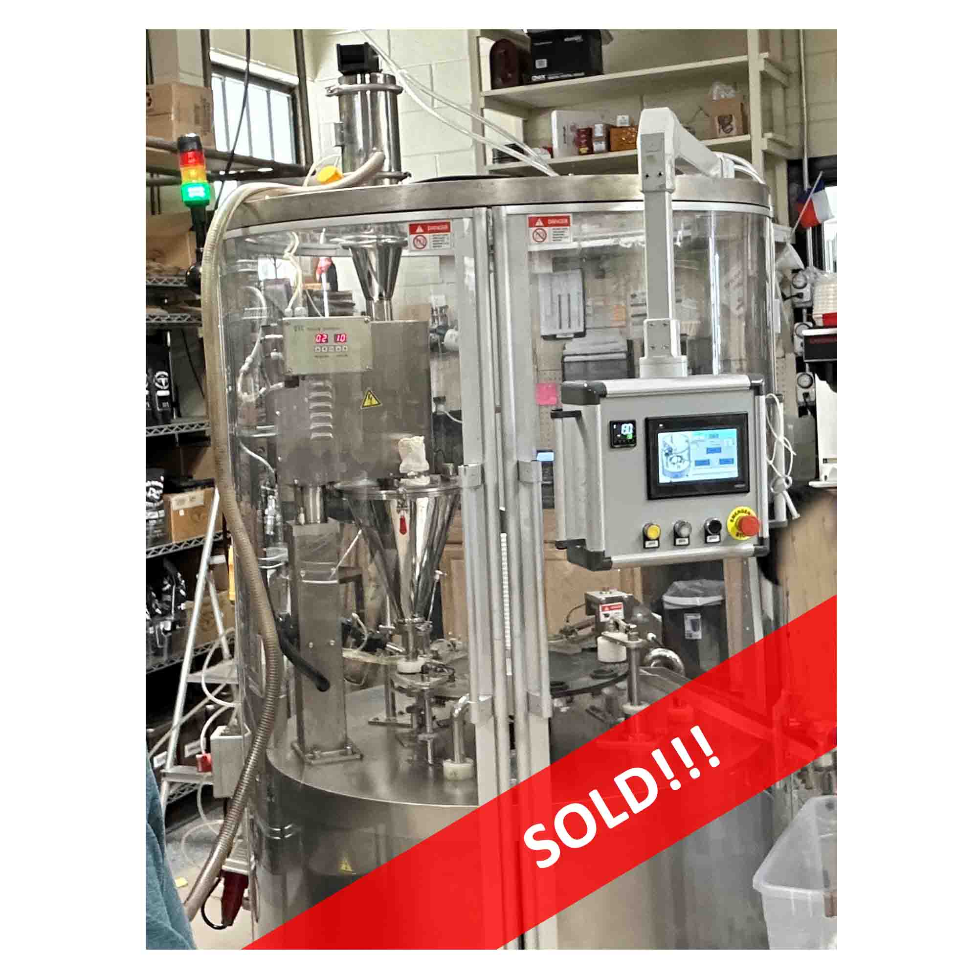 Used K-Cup Filling and Sealing Machine - Model RCC-1-3000 Rotary Style