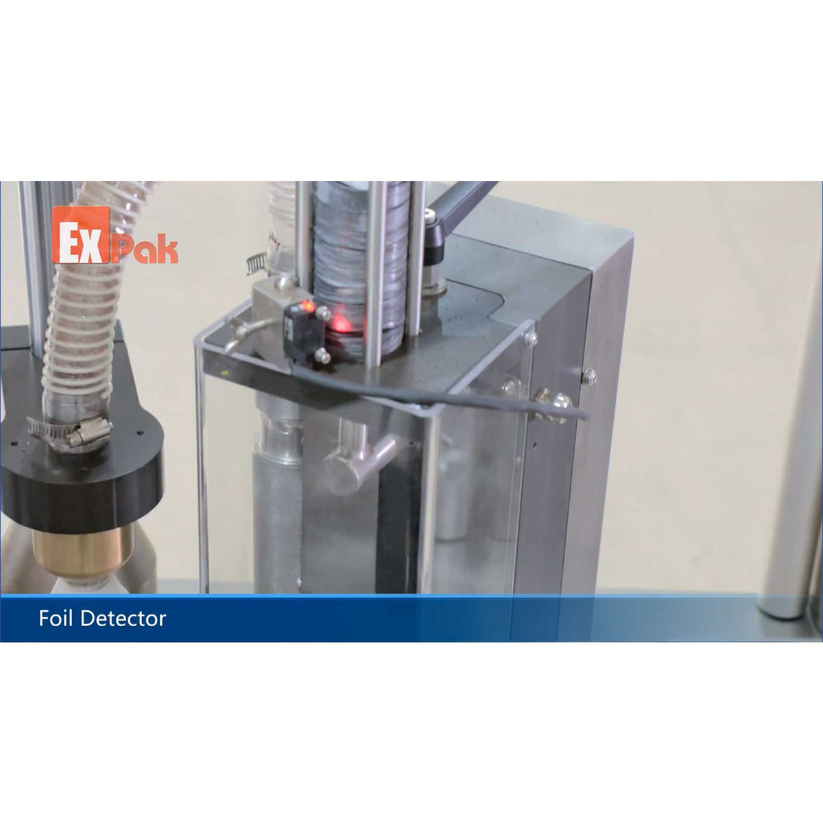 K-cup Filling and Sealing Machine - Expak CR90 Rotary w/Vacuum Conveyo