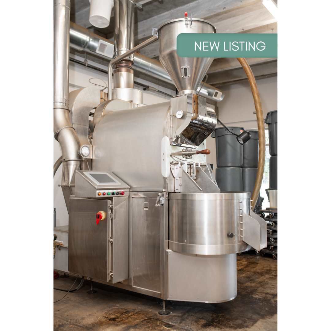 35kg Used Coffee Roaster — Loring S35 Kestrel with Bean Cart & Loader