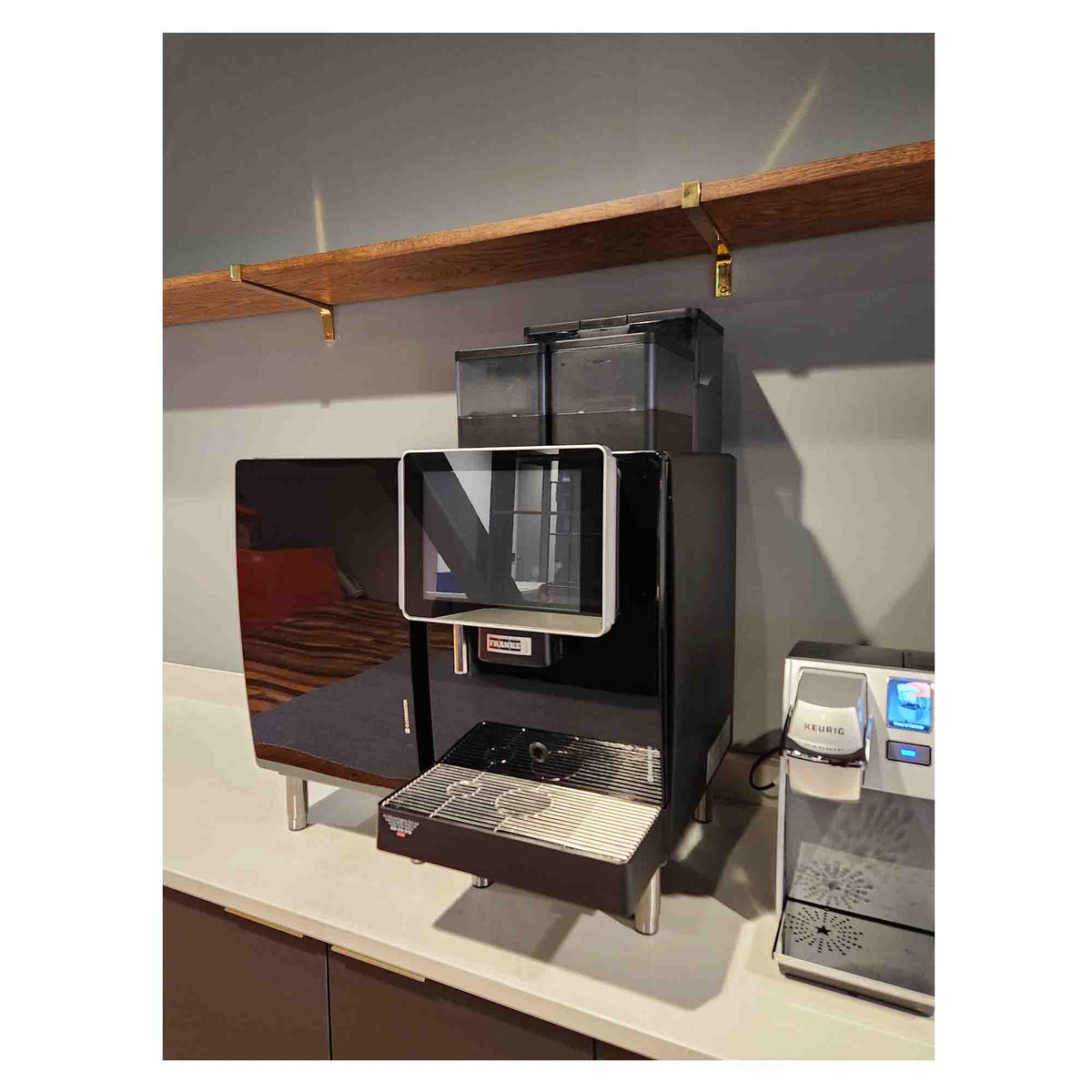 Franke A1000 Espresso Machine with Bean Grinder, Milk System, & Water