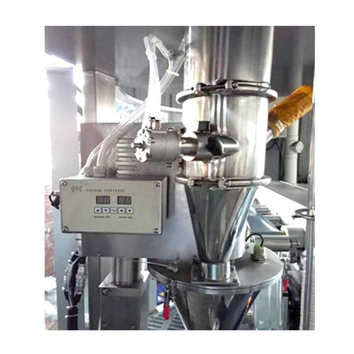 K-cup Filling and Sealing Machine - Expak CR90 Rotary w/Vacuum Conveyo